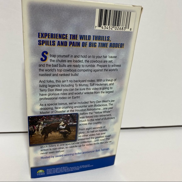 Other | Vhs Bull Busters The All Stars Of Rodeo Vhs 1998 | Poshmark